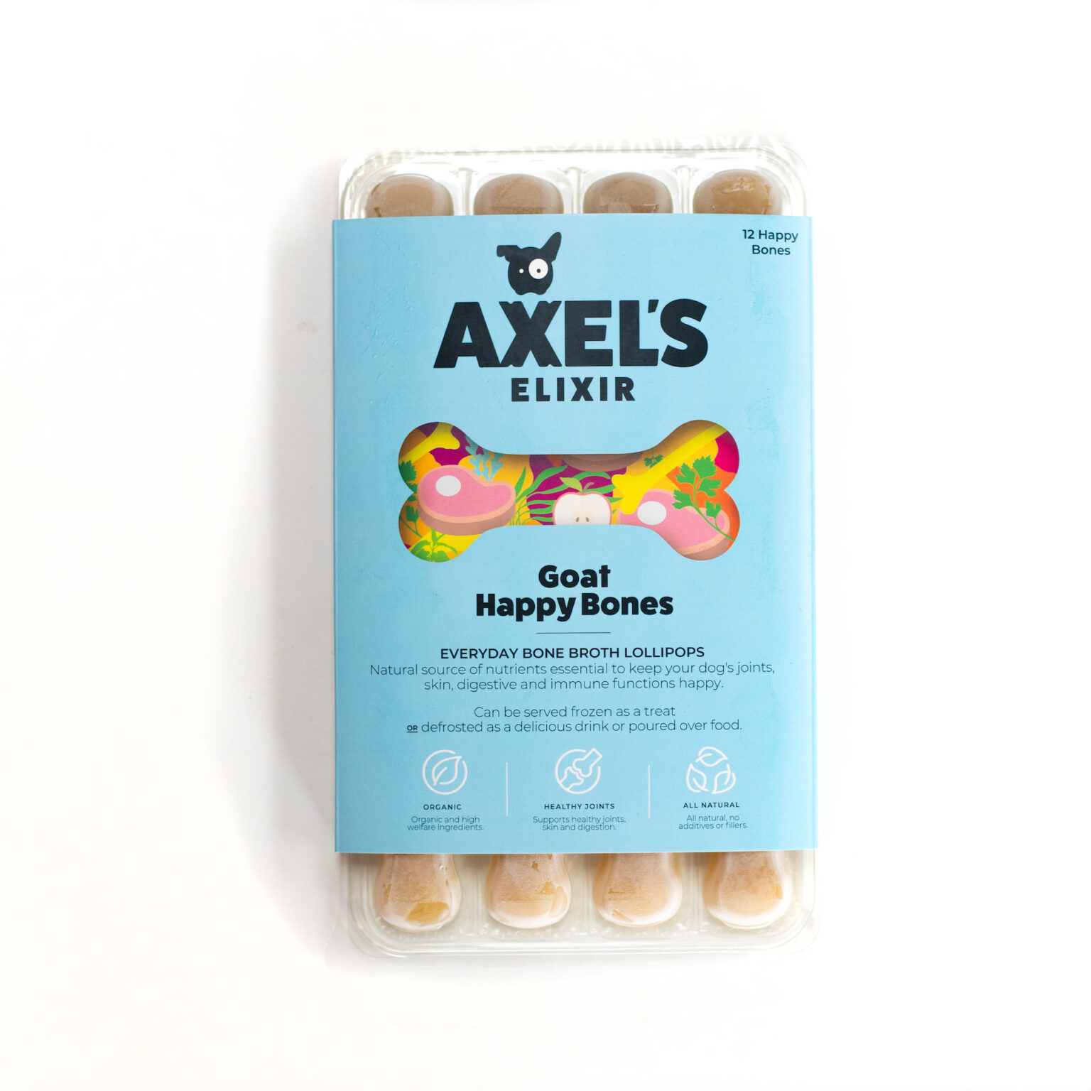 Axels Elixir - Goat Happy Bone Broth x 12 - Raw Feeders